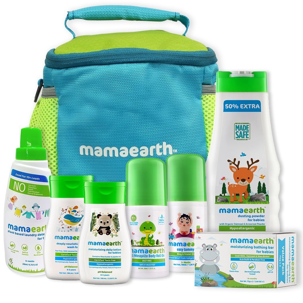 Pamper Your Kid With Baby Essential Kit By Mamaearth