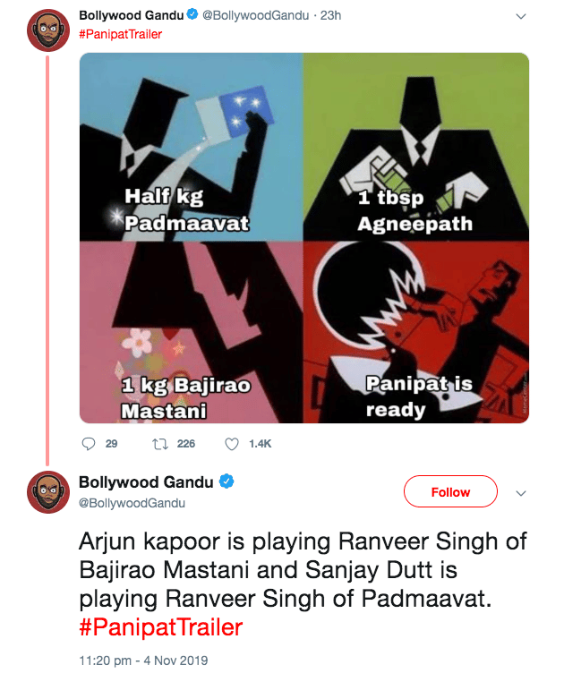Panipat Trailer: Netizens Flood Twitter With Memes